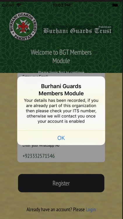 Burhani Guards Members Module by Muhammad Zoaib