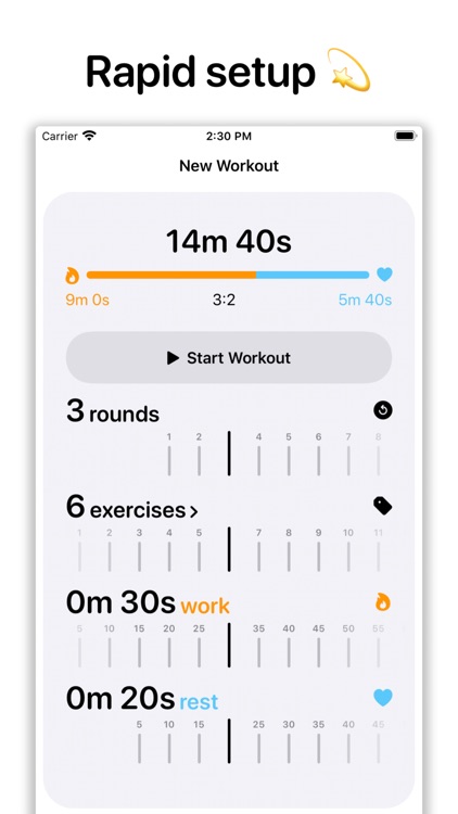HIIT Star - Interval Timer by Neil Smith Design