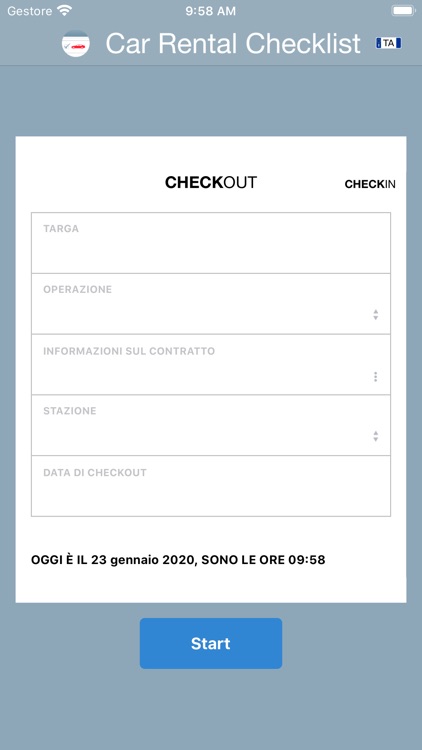 Car Rental Checklist by My Appy