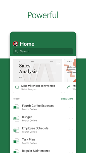 Microsoft Excel for iPhone - APP DOWNLOAD