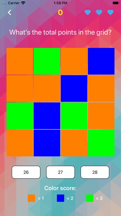 Colored Grid by yansheng liu