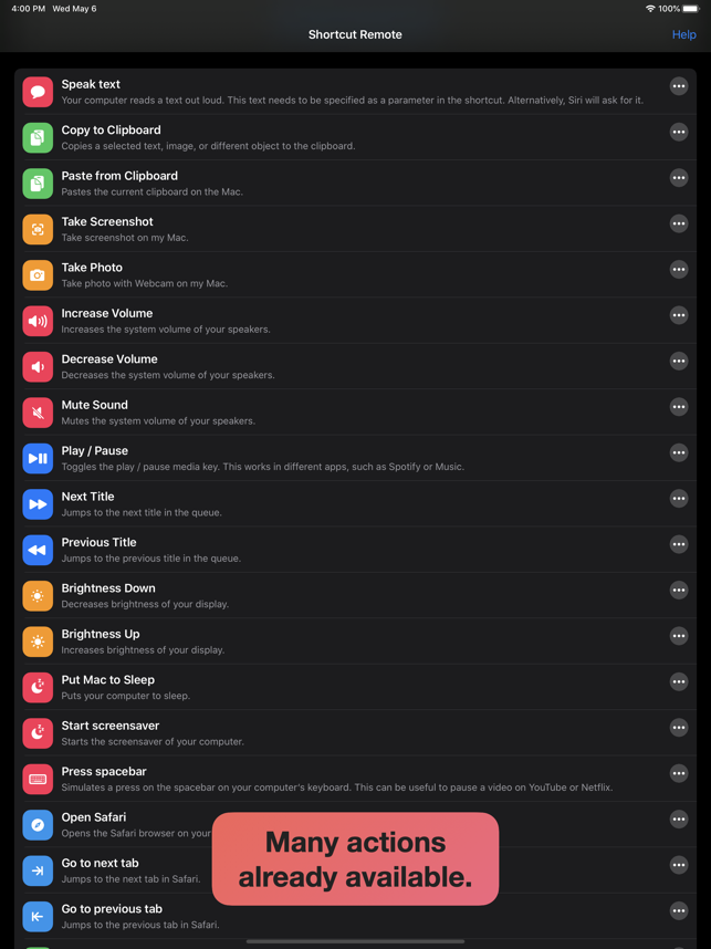 【Mac & iOS APP】Shortcut Remote Control 音控快捷遙控器 – Dr.愛瘋 APP Navi