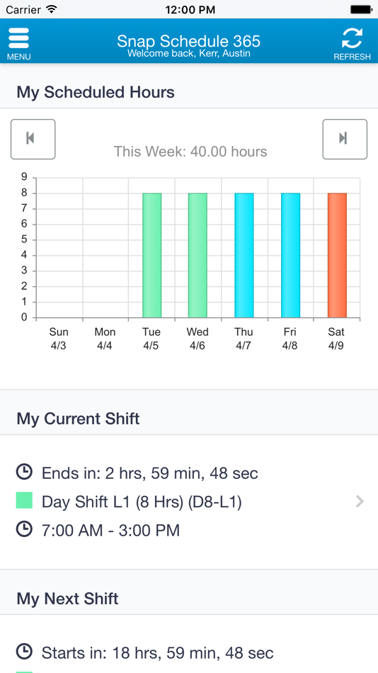 Snap Schedule 365 Employee (by Business Management Systems) - (iOS Apps ...