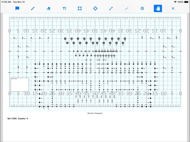 Marching Band Field Grid