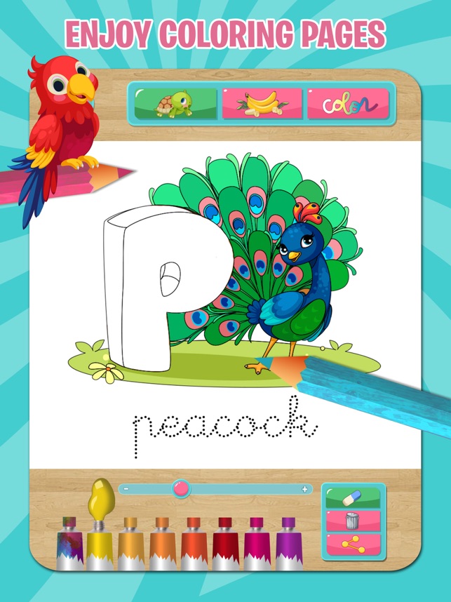 Abc Coloring Pages Games For Kids