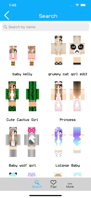 Baby Wolf Minecraft Skin