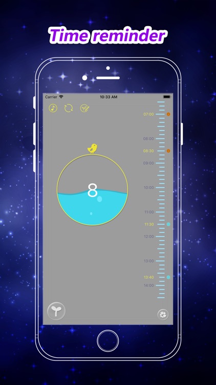 Water Clock-Drinking Reminder by aihua yu
