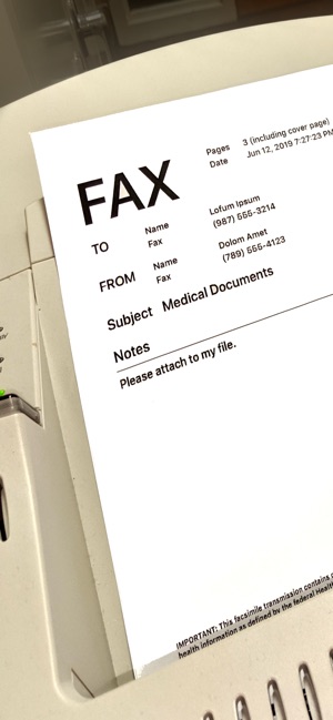 Professional Medical Fax Cover Sheet