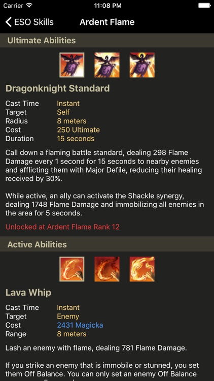 Skill Tree Lookup for ESO by Wilson Lei