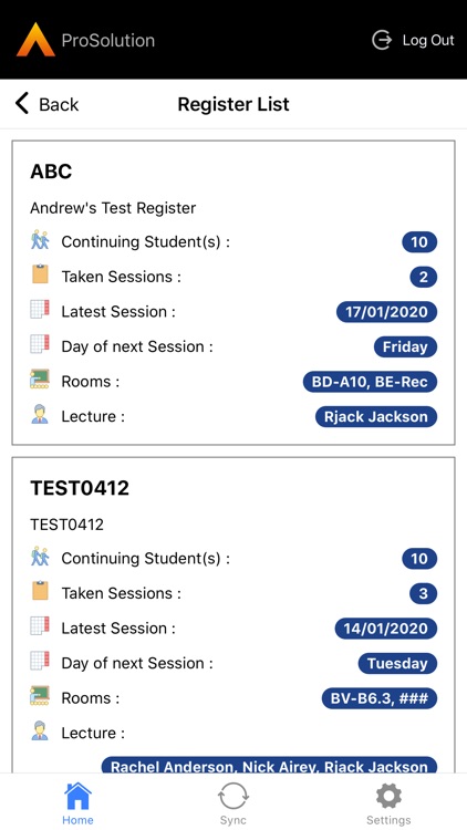 ProSolution Registers by Advanced Computer Software