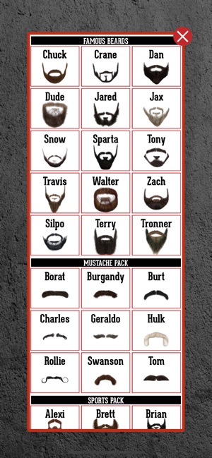 Types Of Beards Names