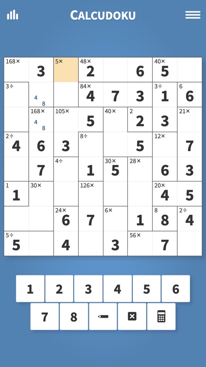 Calcudoku · Math Logic Puzzles by Matthew Murphy