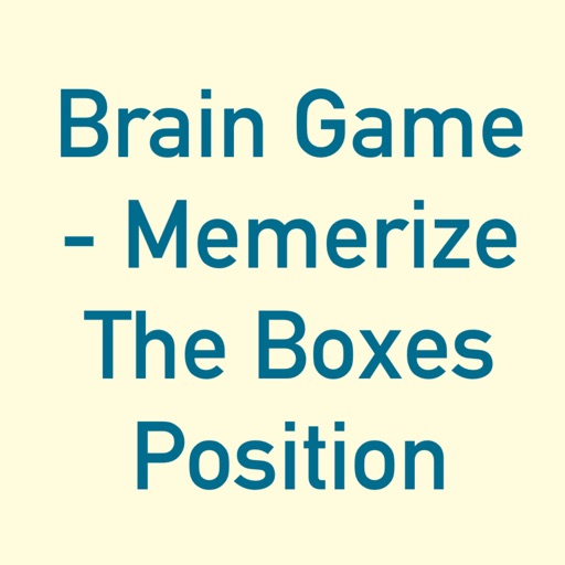 Brain Game - Memorize The Box by Powell Evelina