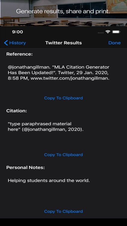 MLA Citation Generator by Jonathan Gillman