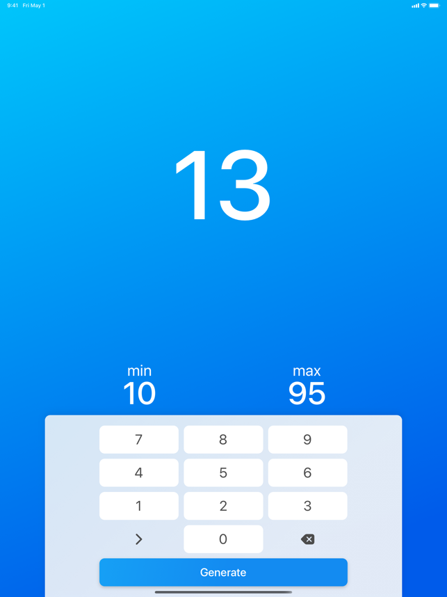 【iOS APP】Random (Number Generator) 隨機數字生成器 – Dr.愛瘋 APP Navi