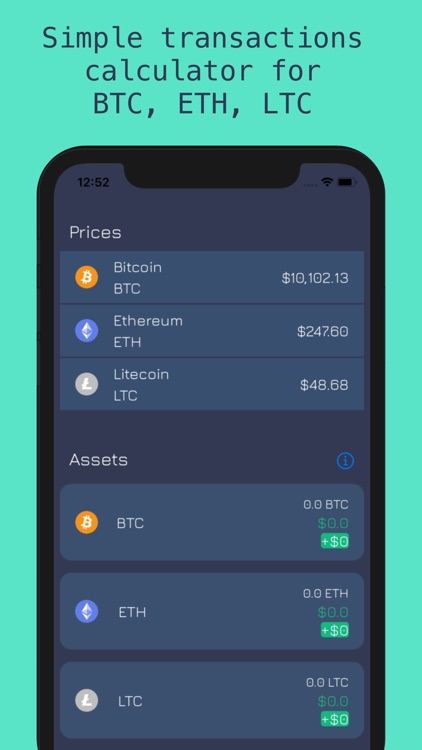 Crypto Counter - Transactions by Viktoriya Mendoza