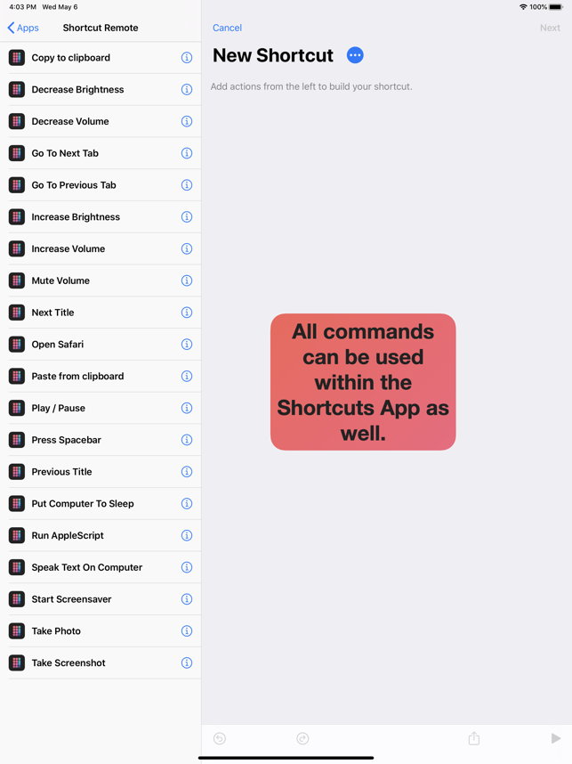 【Mac & iOS APP】Shortcut Remote Control 音控快捷遙控器 – Dr.愛瘋 APP Navi