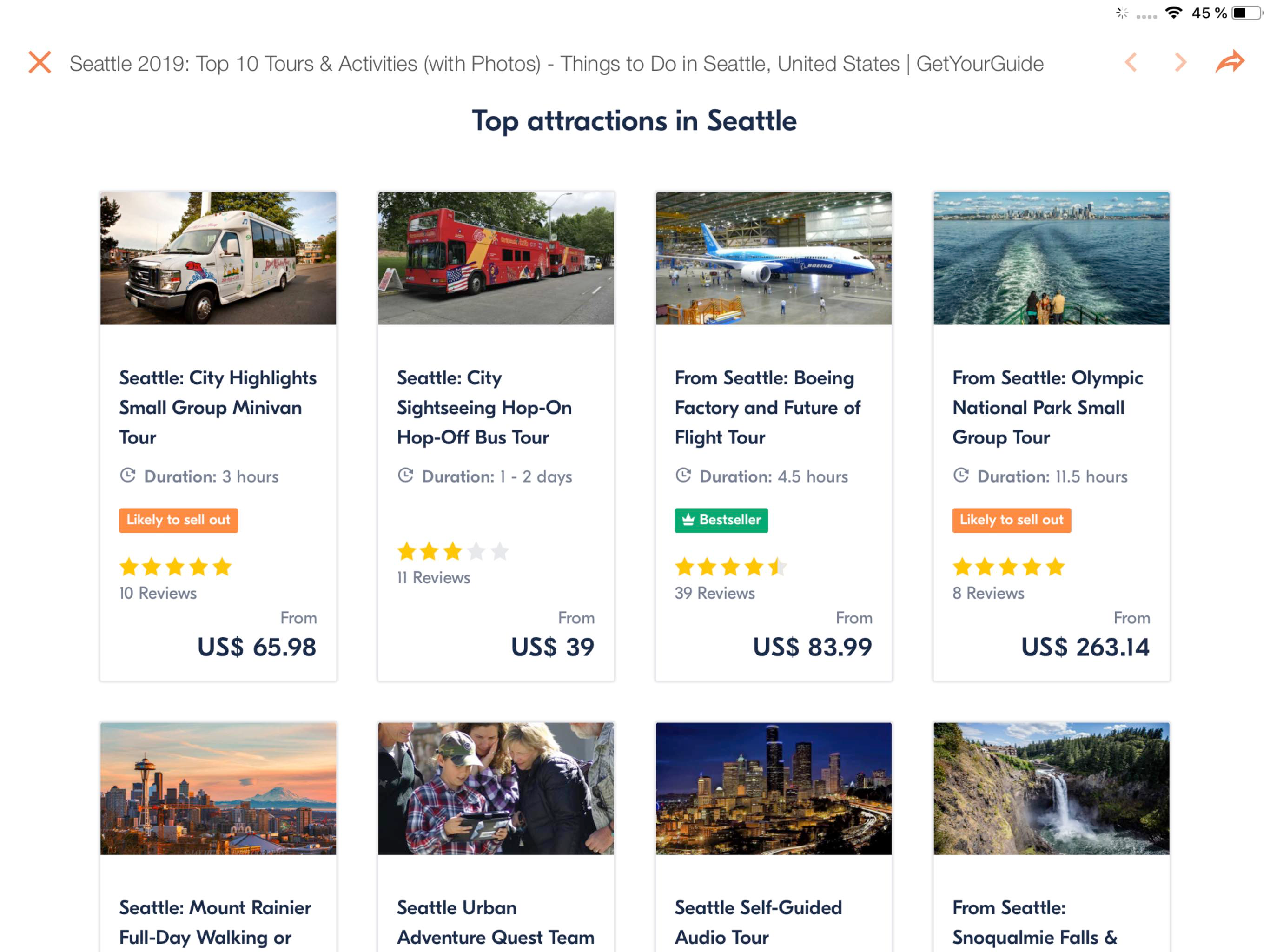 Seattle Travel Guide - Offline Map & POIs