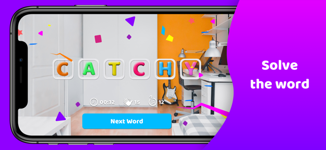 【iOS APP】Catchy Words AR 沉浸式擴增實境文字遊戲 – Dr.愛瘋 APP Navi