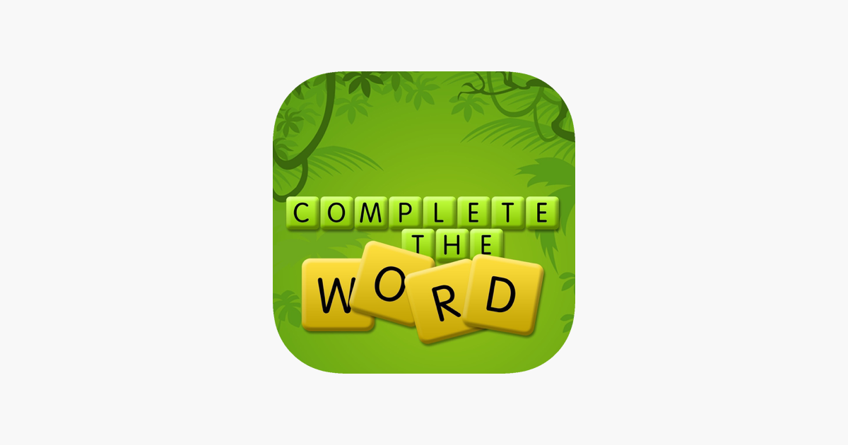 ‎App Store: Complete The Word - Kids Games