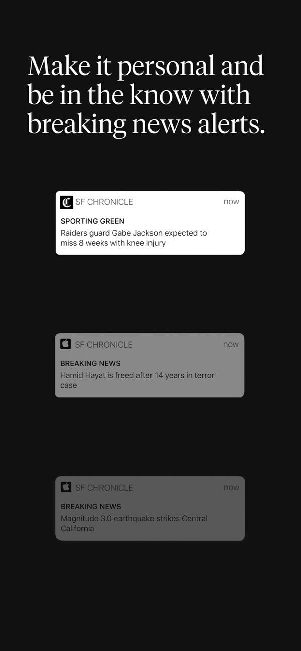 San Francisco Chronicle - Access any story, on any devic