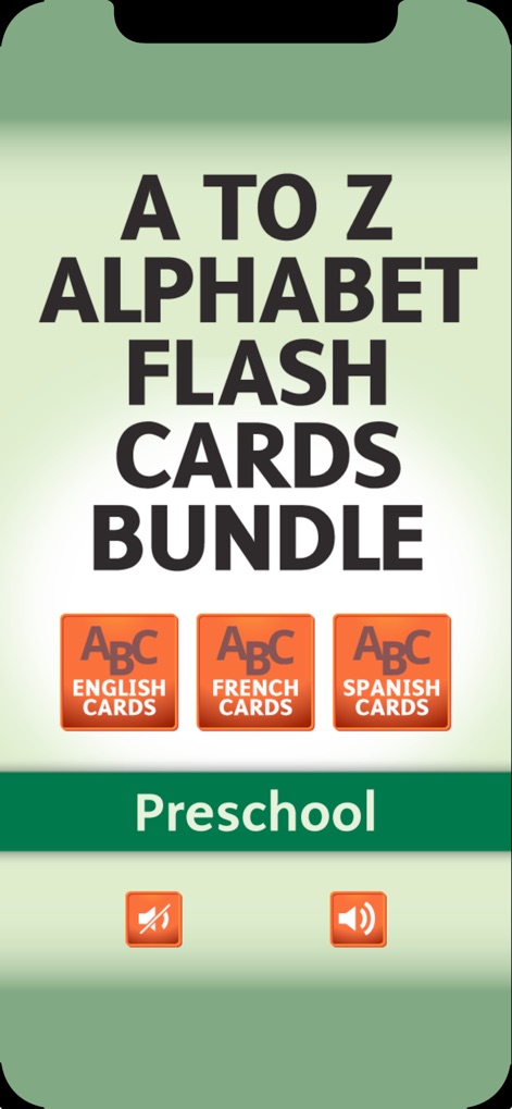 Alphabet Flash Cards Bundle - Education App | MWM