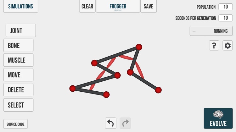 Evolution - Learning Creatures by Keiwan Donyagard
