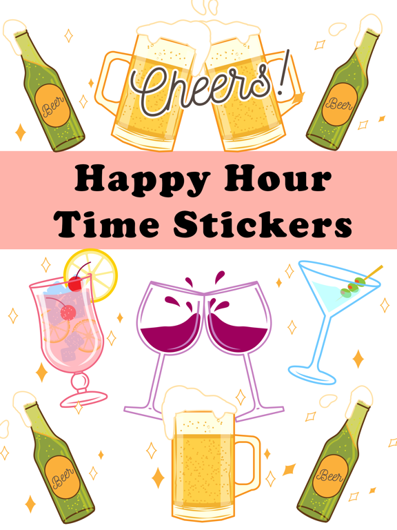 Happy Hour Time Stickers | Apps | 148Apps