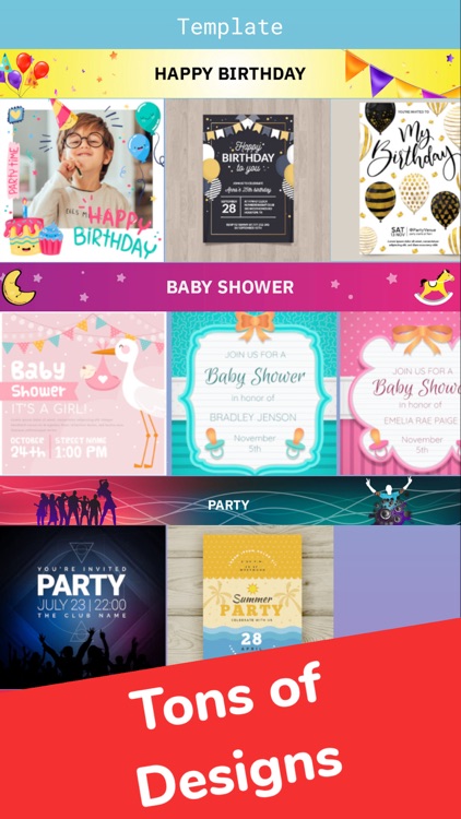 eCard: Invitation Maker by RAD PONY APPS - FUN APPS FOR FREE PTE. LTD.