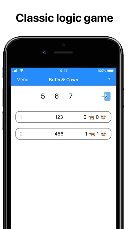 Bulls & Cows - Math game by Pavel Moslienko