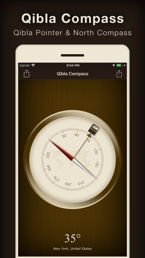 Qibla Compass (Kaaba Locator) for iPhone - APP DOWNLOAD