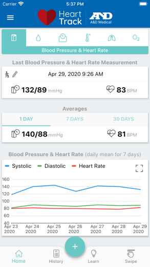 A&D Heart Track para iPhone - DESCARGAR APLICACIÓN