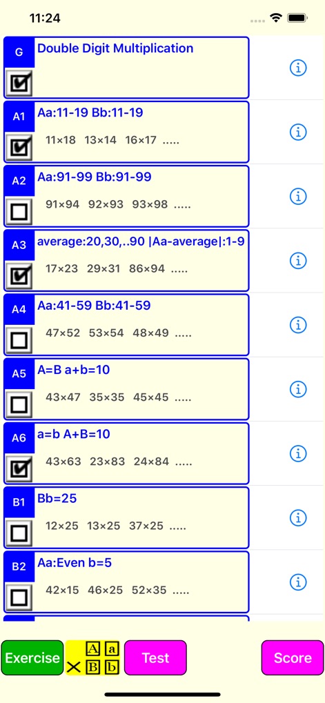 2 Digit Multiplication - Education App | MWM