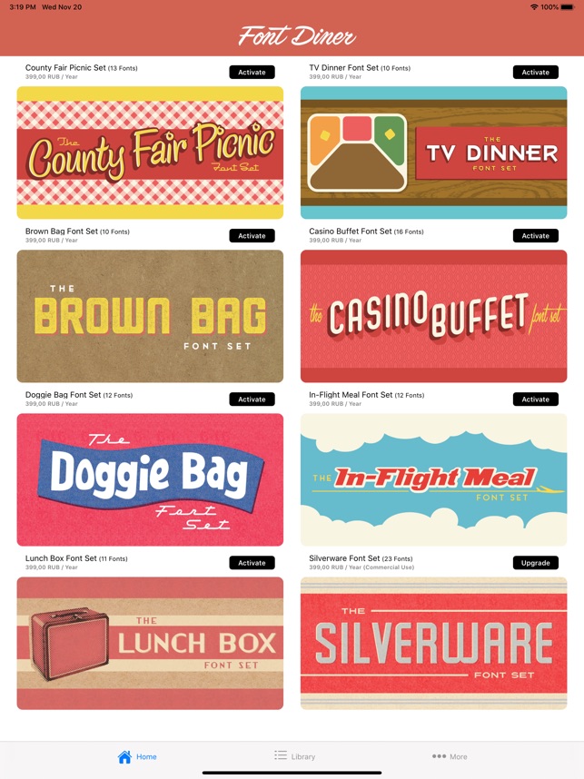 Font Diner - The Best Retro Fonts, Font Sets & Free Fonts💼 Divirta-se ...