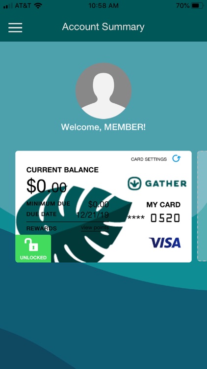 Gather VISA by Gather Federal Credit Union