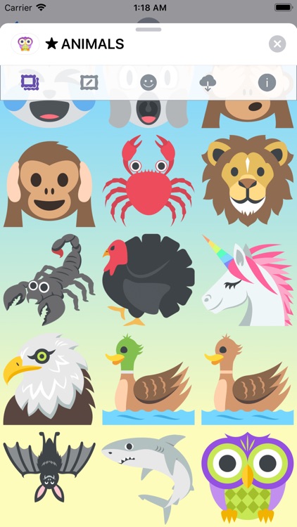 Animals Emoji • Stickers by Ghislain Fortin