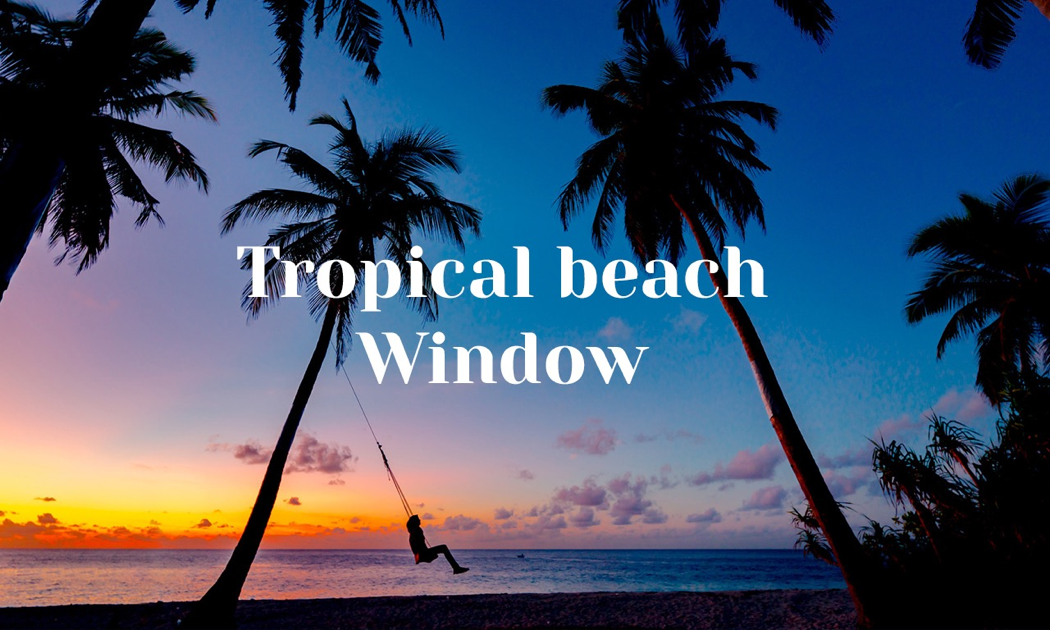 ‎Tropical Beach Window on the App Store