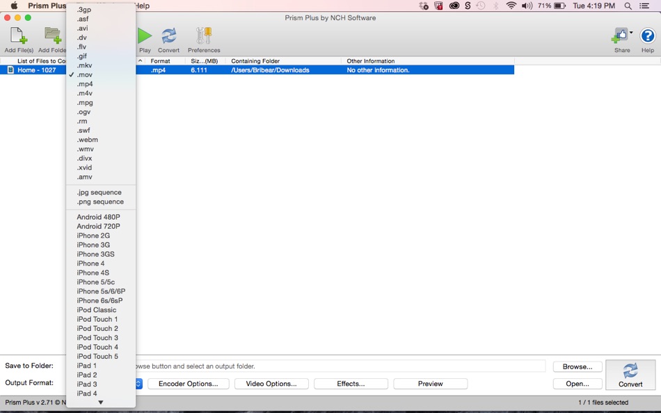 Prism Plus (de NCH Software) - (macOS Aplicaciones) — AppAgg