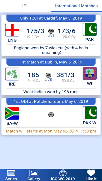 Cricket Guru : Live CWC Score by Mohammad Zahid