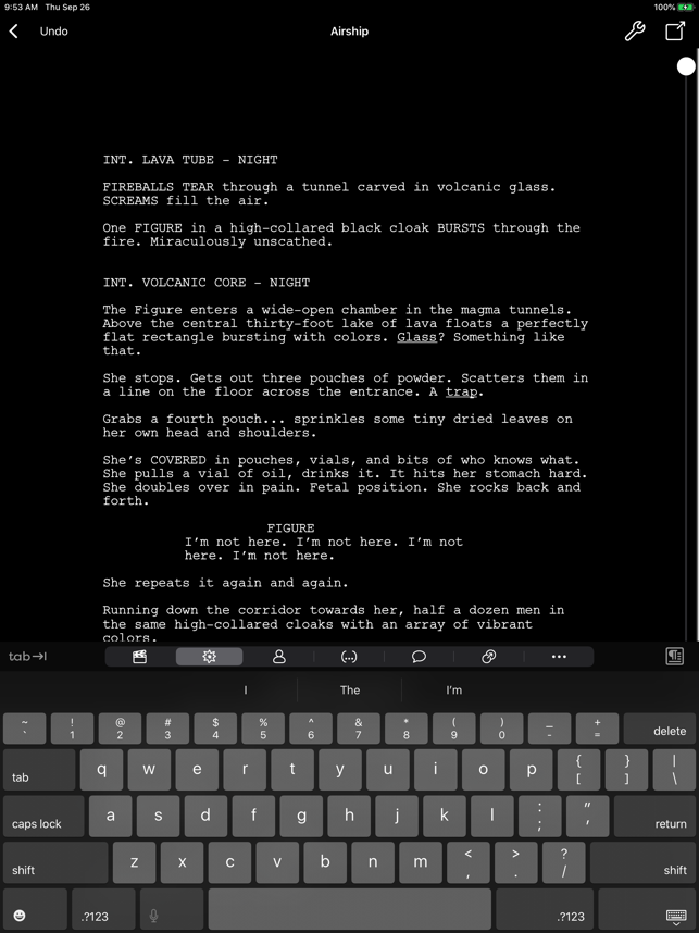 【iOS APP】Final Draft Mobile 編劇腳本編輯軟體 – Dr.愛瘋 APP Navi