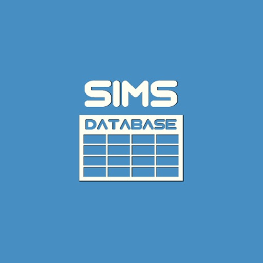 SIMS Database for PC - Windows 7,8,10,11