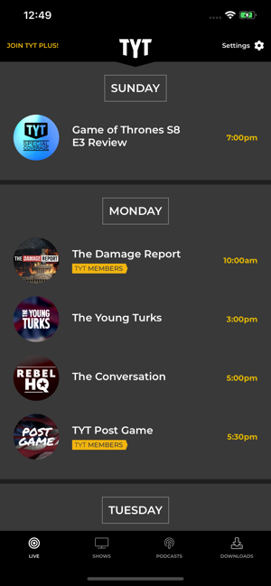 ‎App Store 上的“TYT - Home of Progressives”