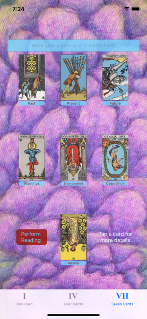 ‎Tarot Card Reader Clear on the App Store