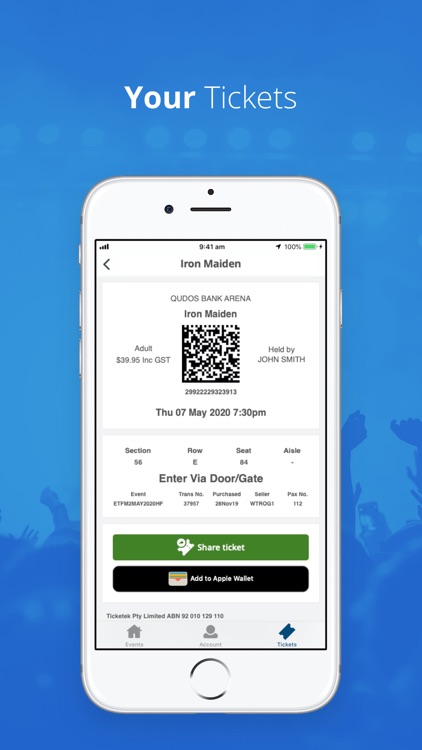 Ticketek AU by Ticketek Pty Ltd