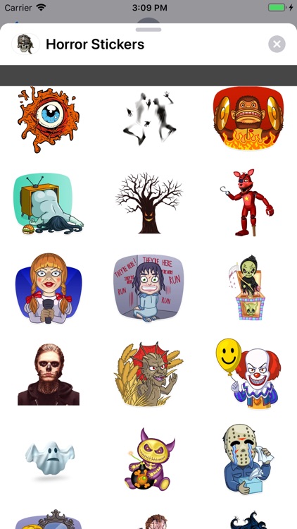 Horror Stickers by Hamid OUCHLAH