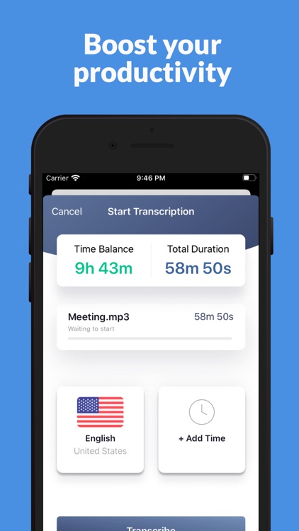 Transcribe+ speech to text by Alla Platonenko