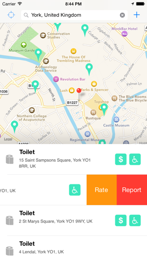 Flush - Toilet Finder & Map for iPhone - APP DOWNLOAD