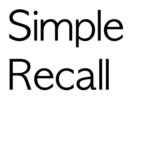 Simple Recall by Luke Price