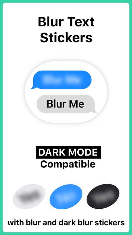 Blur Out any Message Stickers by Rifa Tasfia