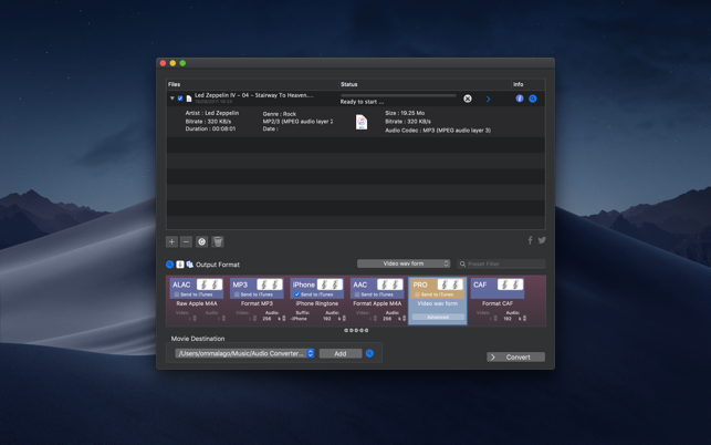 ‎Mac App Store: Audio Converter Lite